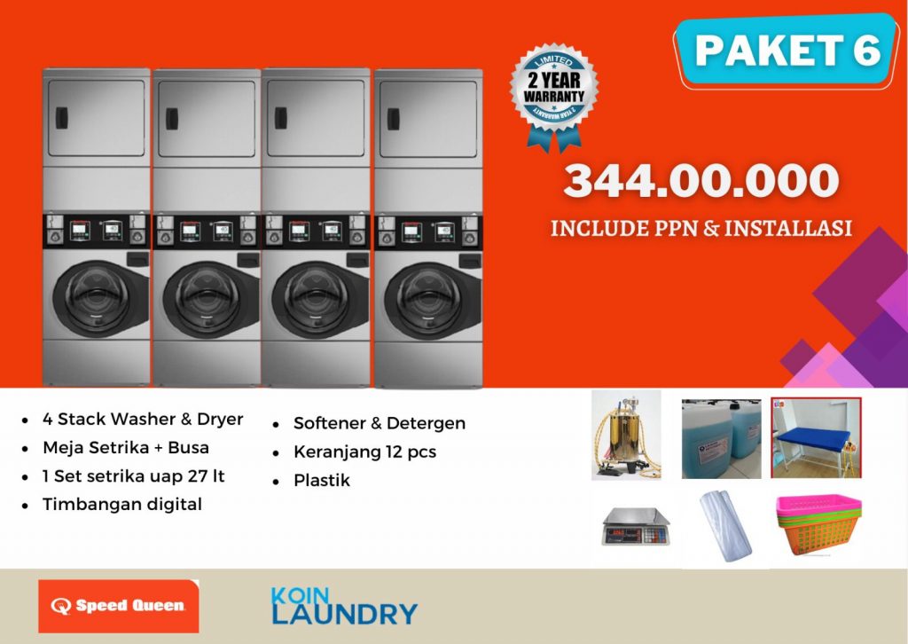 Paket 6 - Koin Laundry
